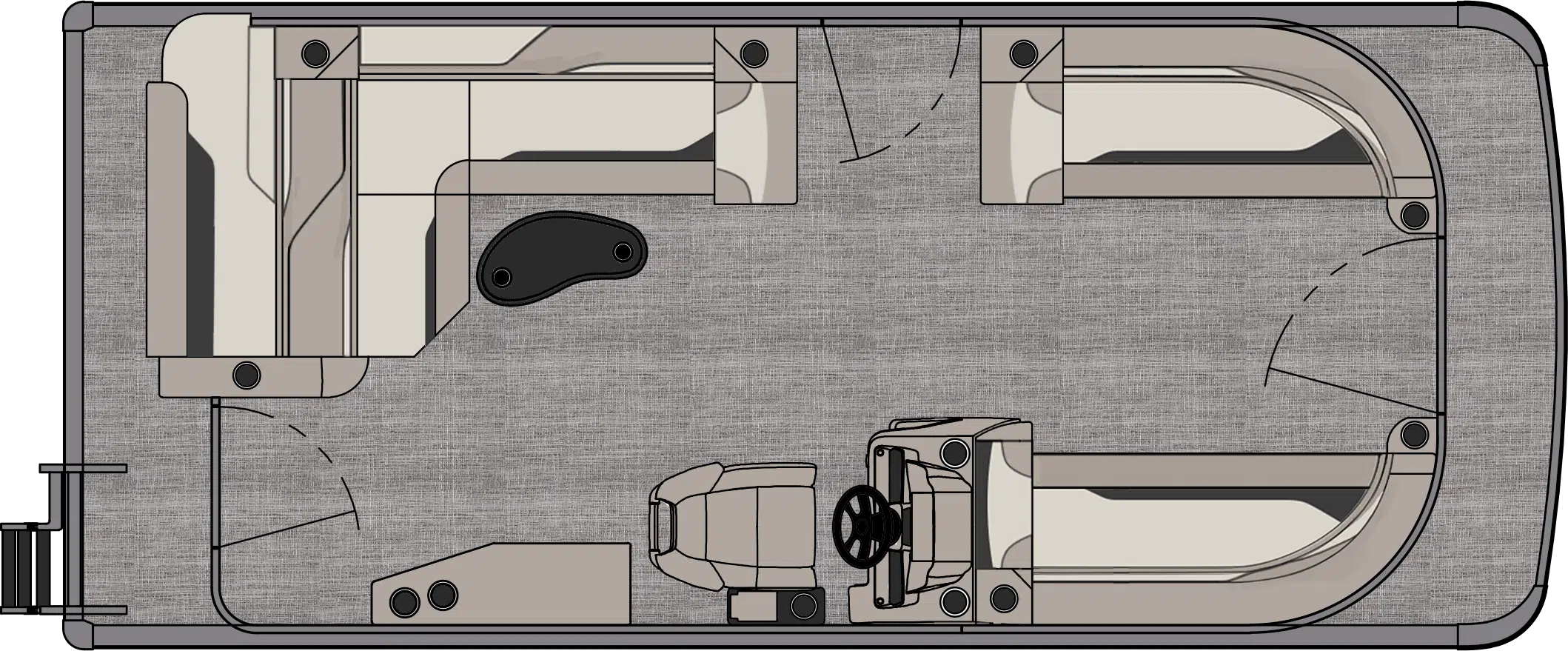 Sport 85 Pontoon Boats - Tahoe Pontoon Boats